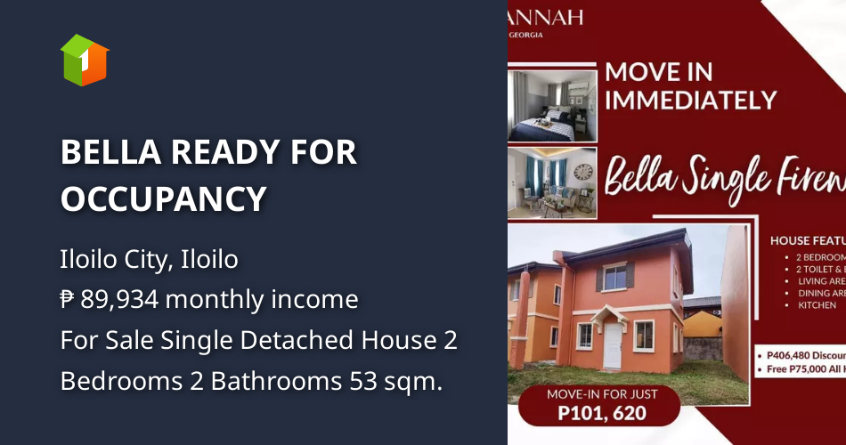 BELLA READY FOR OCCUPANCY [Houses and Lots 🏘️] (December 2022) in ...