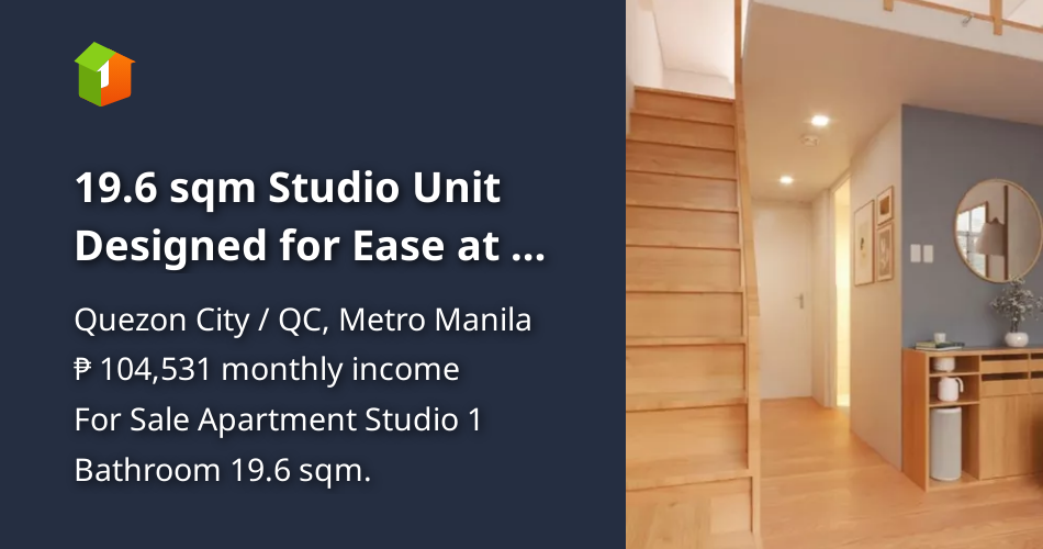 19.6 sqm Studio Unit Designed for Ease at My Enso Loft by PH1 World ...