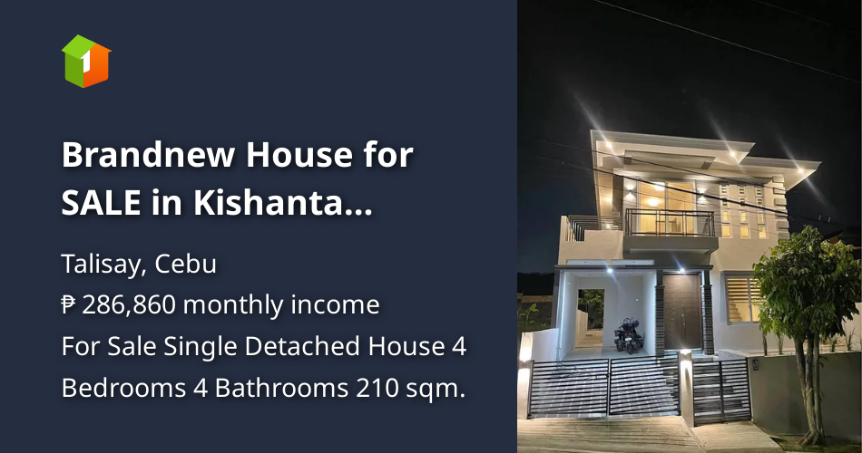 Brandnew House for SALE in Kishanta Subdivision, Tabunoc, Talisay City ...