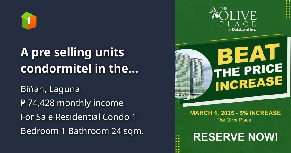 A pre selling units condormitel in the south. By dataland inc [Condos 🏙 ...