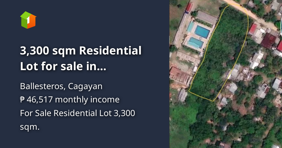 3,300 sqm Residential Lot for sale in Ballesteros, Cagayan [Lots 🚜 ...