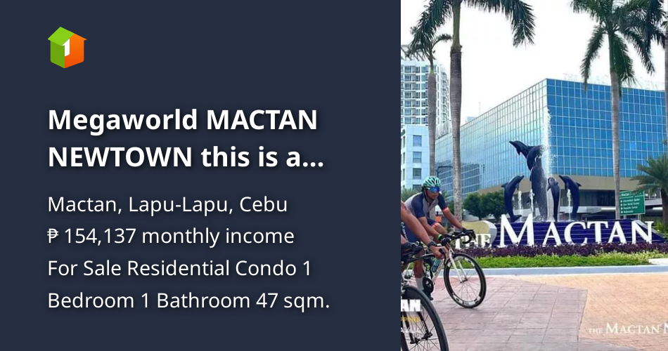 Megaworld MACTAN NEWTOWN this is a good investment condo hotel. [Condos 🏙️] (August 2022) in ...