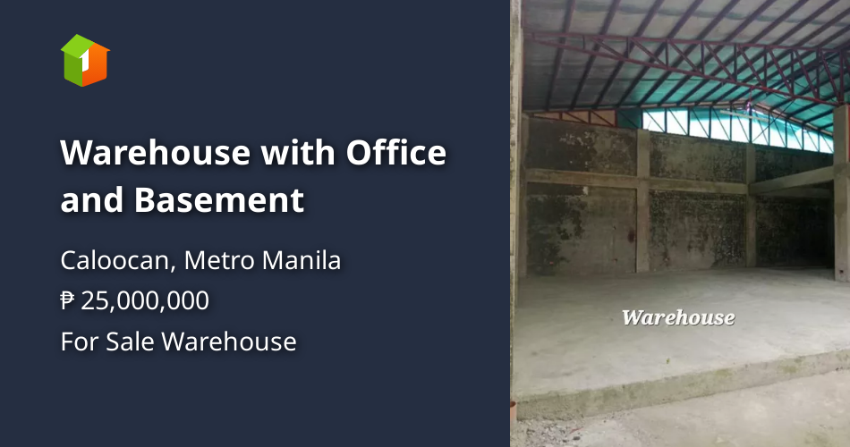 Warehouse with Office and Basement [Commercial Properties 🏭] (November ...