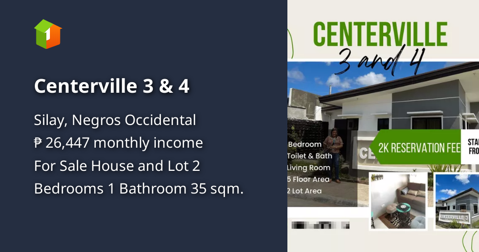 Centerville 3 & 4 [Houses and Lots 🏘️] (November 2024) in Silay, Negros ...
