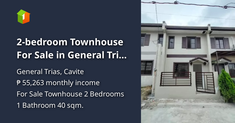 2-bedroom Townhouse For Sale in General Trias Cavite [Houses and Lots 🏘 ...
