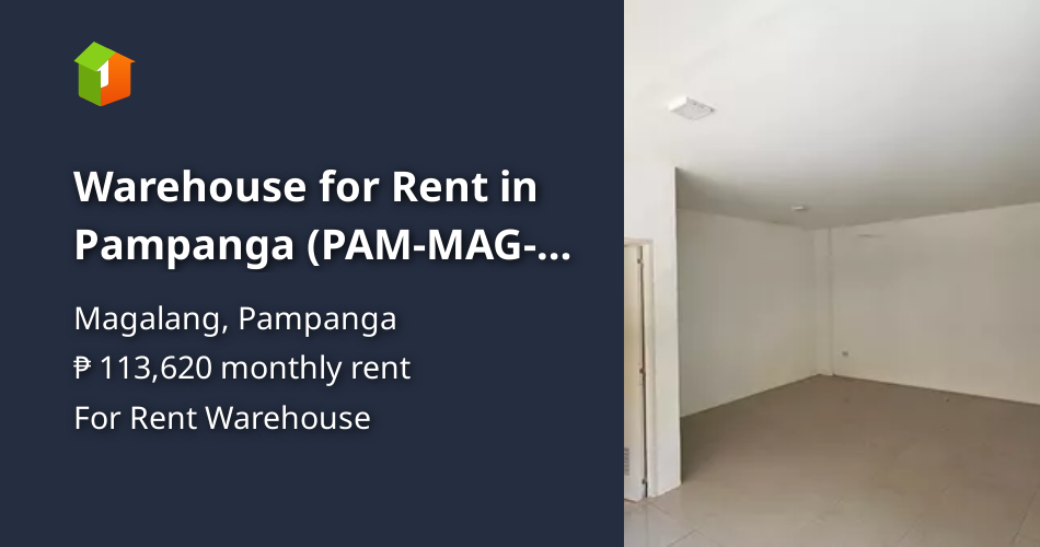 Warehouse for Rent in Pampanga (PAM-MAG-0001) [Commercial Properties 🏭 ...