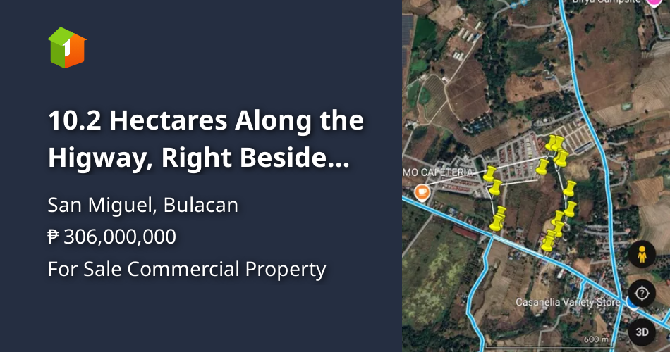10.2 Hectares Along the Higway, Right Beside Subdivision and Solar Farm ...