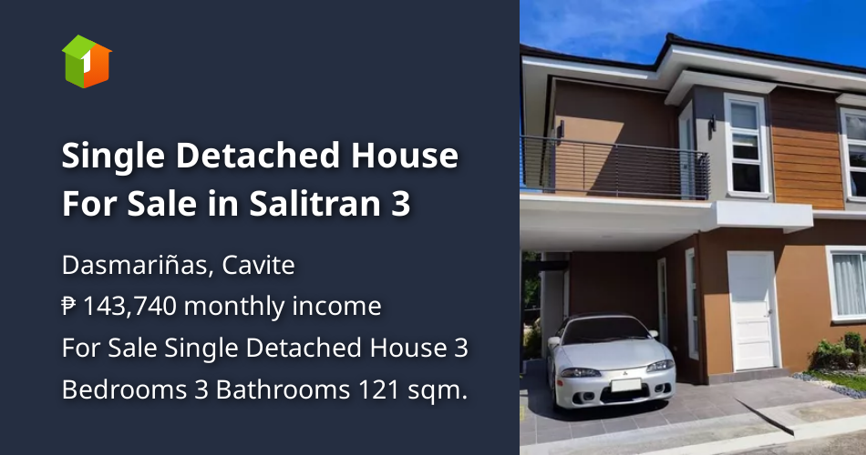 Single Detached House For Sale in Salitran 3 [Houses and Lots 🏘️ ...
