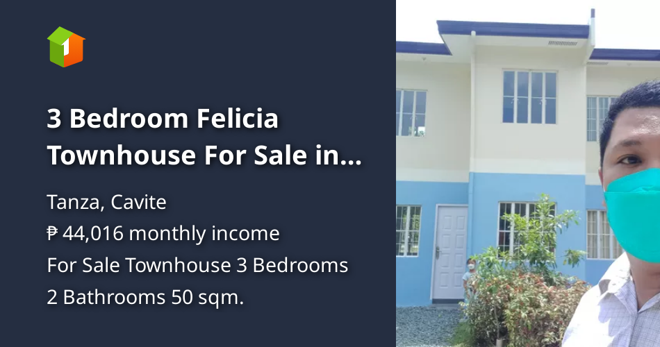 3 Bedroom Felicia Townhouse For Sale in Tanza Cavite [Houses and Lots 🏘 ...