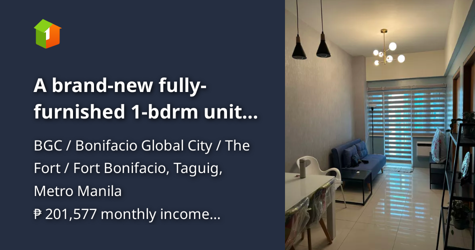 A brand-new fully-furnished 1-bdrm unit with parking [Condos 🏙️ ...
