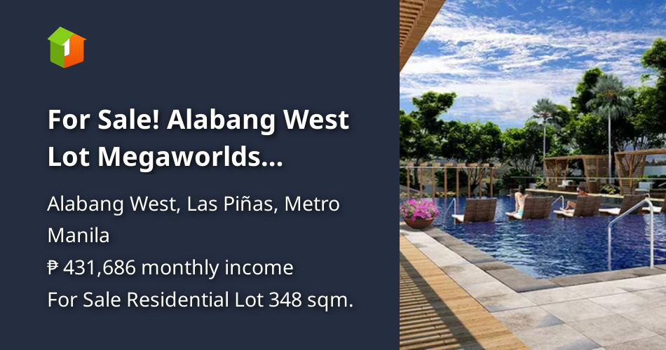 For Sale! Alabang West Lot Megaworlds Beverly Hills of the South [Lots ...