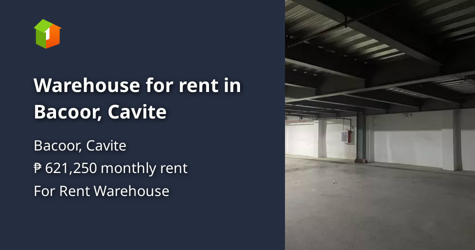 Warehouse for rent in Bacoor, Cavite [Commercial Properties 🏭] (April ...