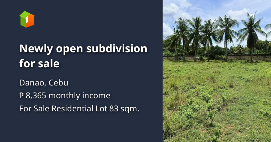 Newly open subdivision for sale [Lots 🚜] (September 2025) in Danao ...