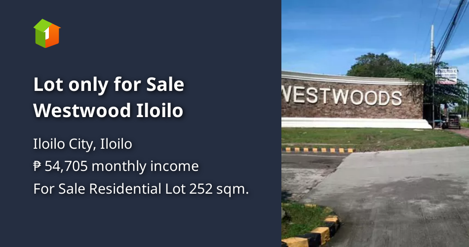 Lot only for Sale Westwood Iloilo [Lots 🚜] (May 2025) in Iloilo City ...