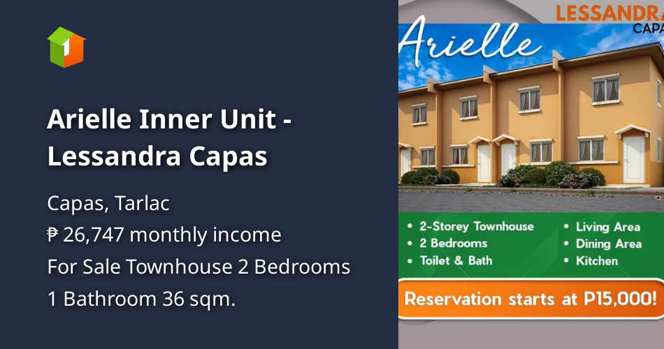Arielle Inner Unit -Lessandra Capas [Houses and Lots 🏘️] (September ...