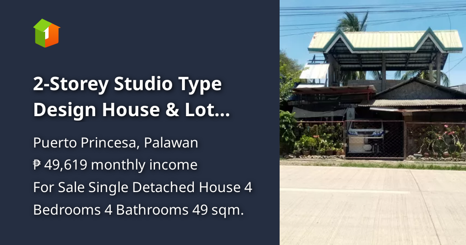 2-Storey Studio Type Design House & Lot near the Hi-way [Houses and ...