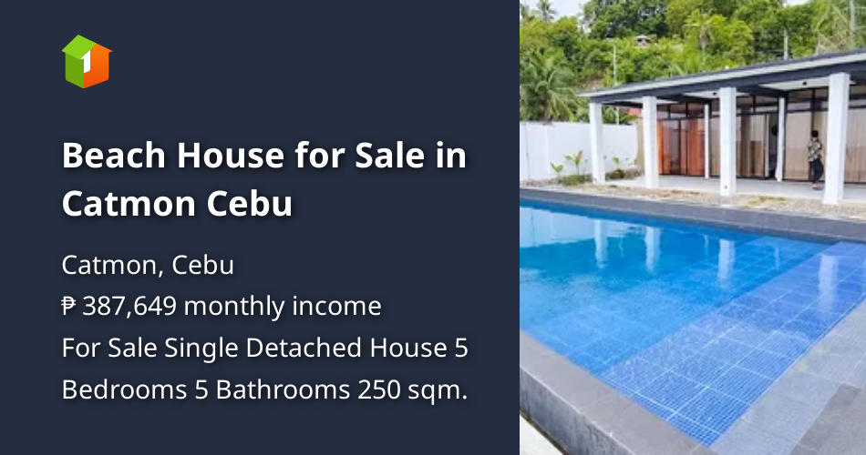 Beach House for Sale in Catmon Cebu [Houses and Lots 🏘️] (December 2024 ...