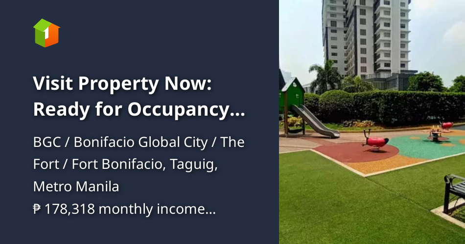 Visit Property Now: Ready for Occupancy Condominium for Sale; Two ...