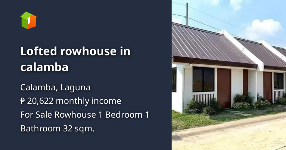 Lofted rowhouse in calamba [Houses and Lots 🏘️] (February 2022) in ...