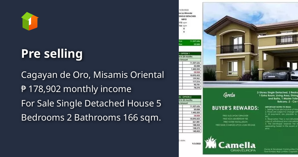 Pre selling [Houses and Lots 🏘️] (April 2023) in Cagayan de Oro ...