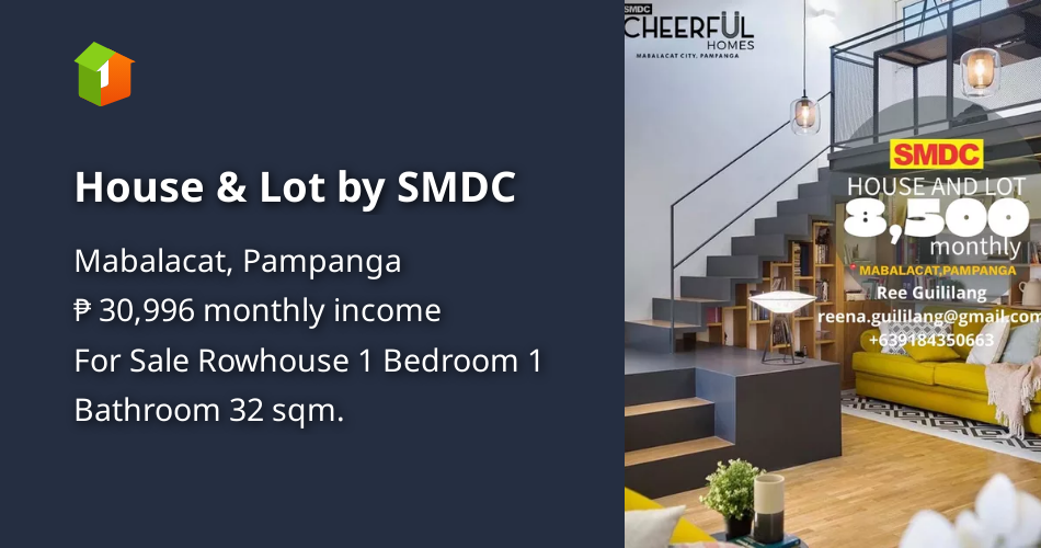 House & Lot by SMDC [Houses and Lots 🏘️] (October 2021) in Mabalacat ...
