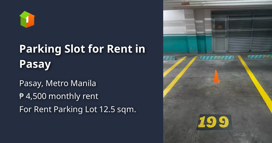 Parking Slot for Rent in Pasay [Lots 🚜] (August 2025) in Pasay, Metro ...