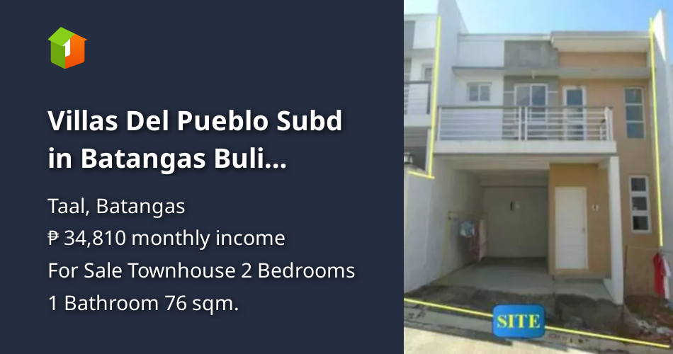 Villas Del Pueblo Subd in Batangas Buli Elementary School Sta. Teresita ...