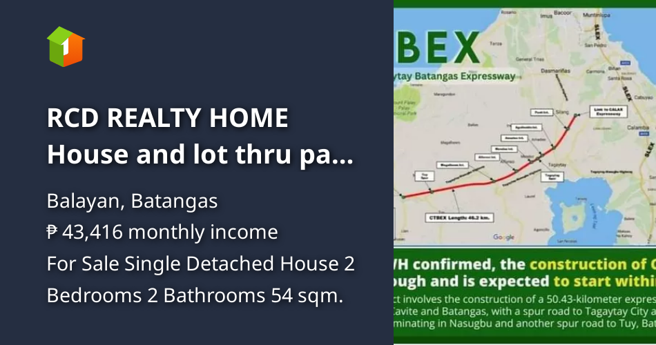 RCD REALTY HOME House and lot thru pag ibig [Houses and Lots 🏘️ ...