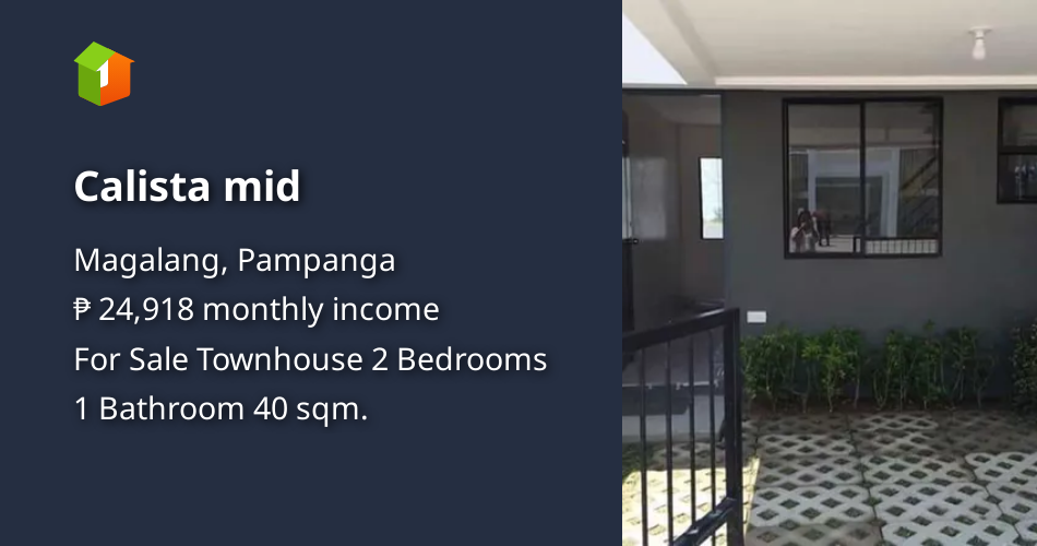 Calista mid [Houses and Lots 🏘️] (October 2020) in Magalang, Pampanga ...
