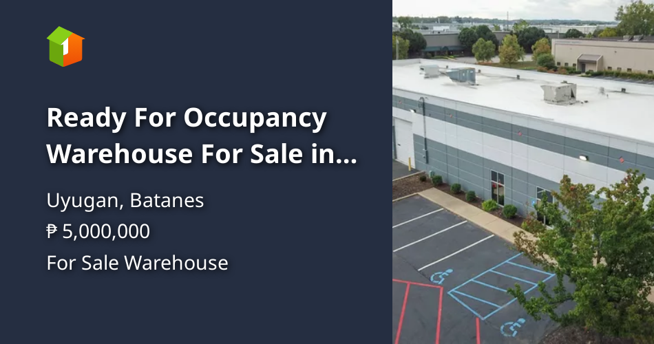 Ready For Occupancy Warehouse For Sale in Uyugan Batanes [Commercial ...