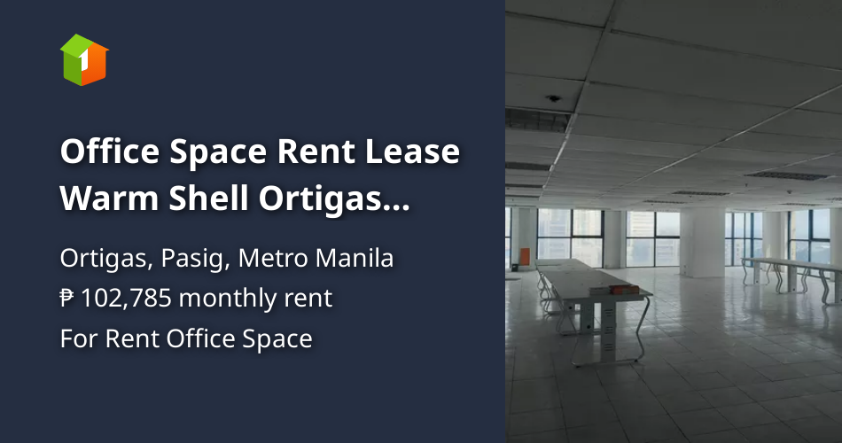 Office Space Rent Lease Warm Shell Ortigas Pasig 205 sqm [Commercial ...