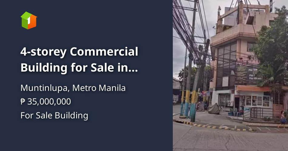 4-storey Commercial Building for Sale in West Service Road Cupang ...