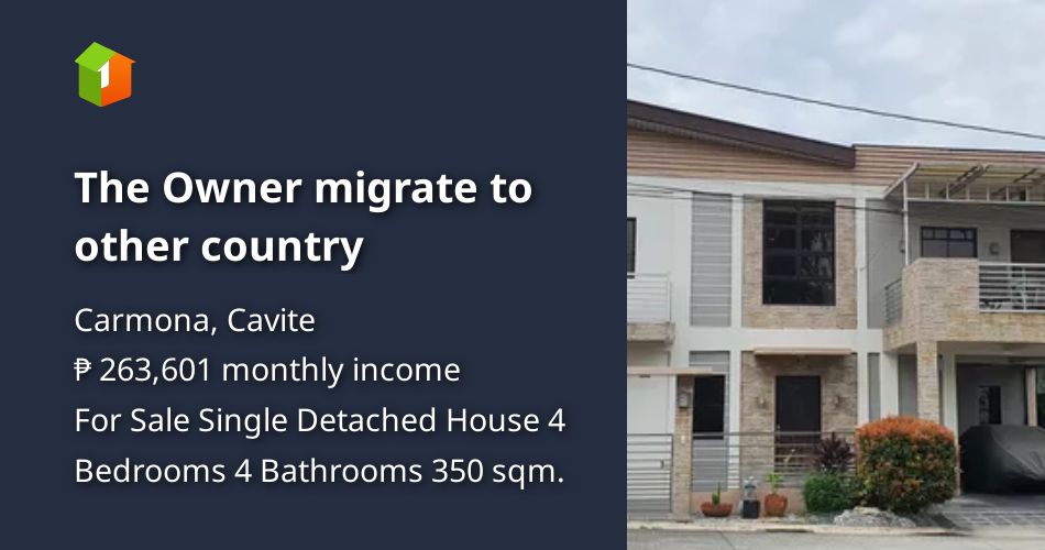 The Owner migrate to other country [Houses and Lots 🏘️] (January 2025 ...