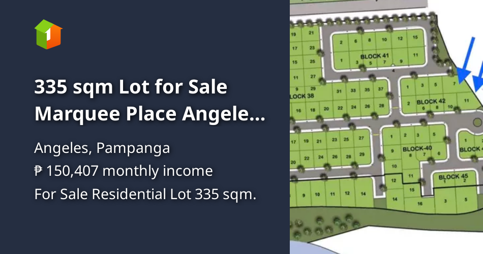 335 sqm Lot for Sale Marquee Place Angeles City [Lots 🚜] (June 2023) in ...