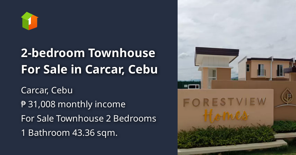 2-bedroom Townhouse For Sale in Carcar, Cebu [House and Lot 🏘️ ...