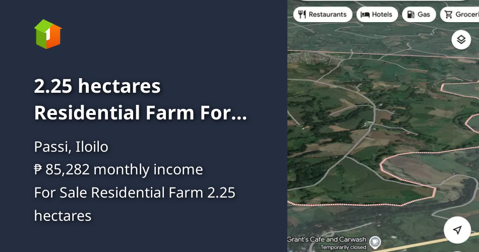 2.25 hectares Residential Farm For Sale in Passi Iloilo [Lots 🚜 ...