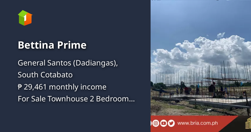 Bettina Prime [Houses and Lots 🏘️] (May 2023) in General Santos (Dadiangas), South Cotabato for sale