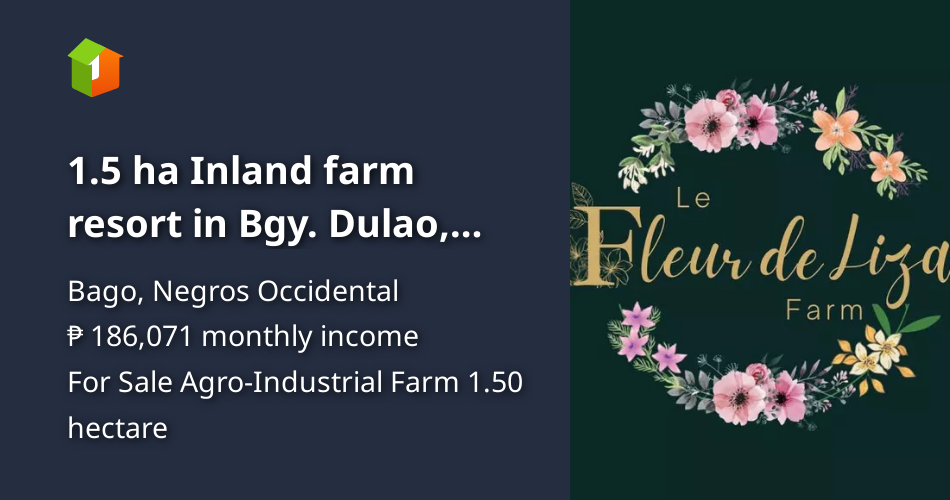 1.5 ha Inland farm resort in Bgy. Dulao, Bago City ,Neg.Occidental ...