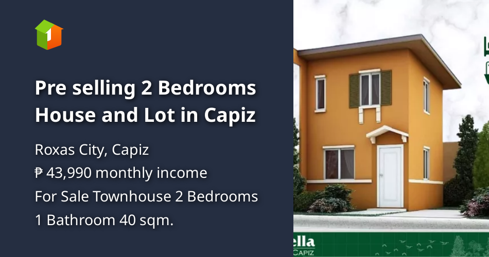 Pre selling 2 Bedrooms House and Lot in Capiz [Houses and Lots 🏘️ ...