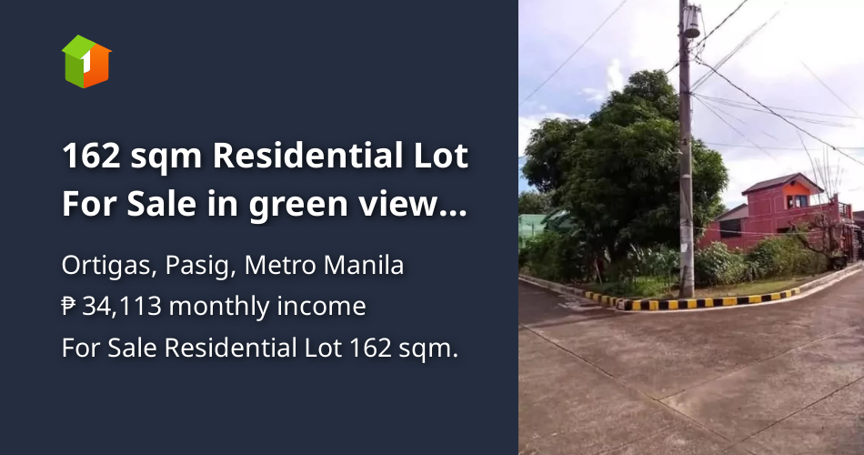 162 sqm Residential Lot For Sale in green view country homes cainta ...