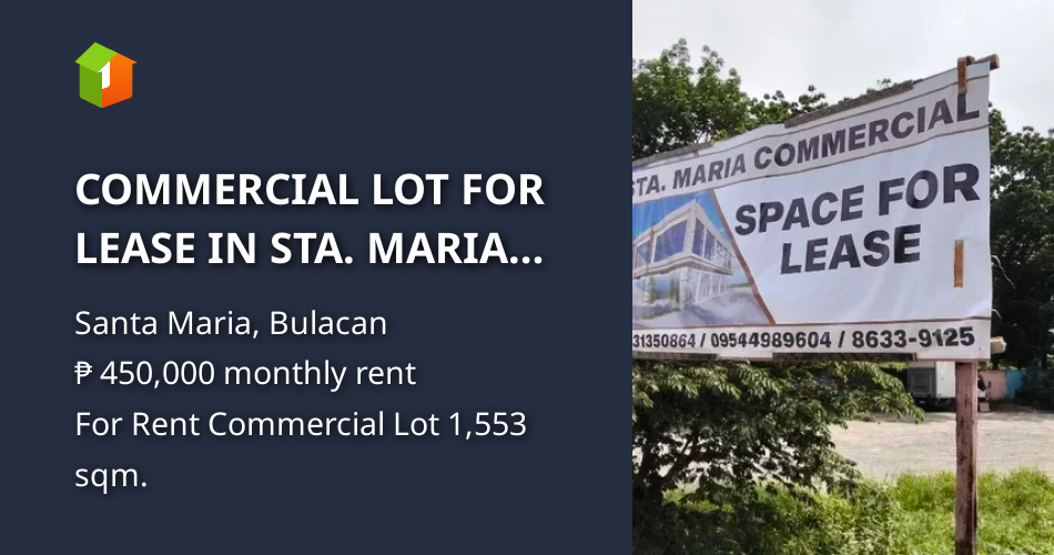 COMMERCIAL LOT FOR LEASE IN STA. MARIA BYPASS BULACAN [Lots 🚜] (May ...