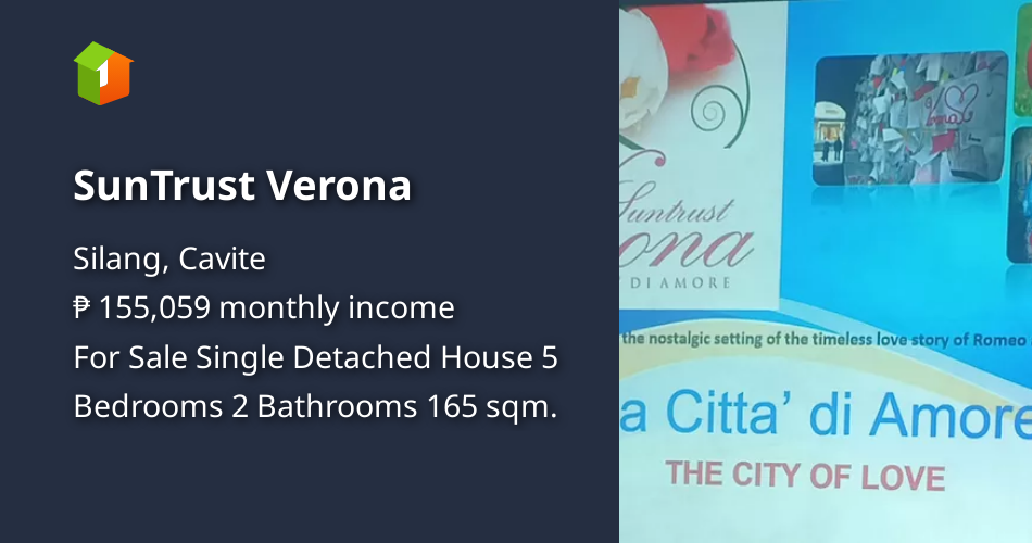 SunTrust Verona [Houses and Lots 🏘️] (September 2025) in Silang, Cavite ...