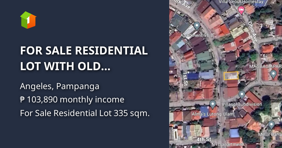 FOR SALE RESIDENTIAL LOT WITH OLD STRUCTURE IDEAL FOR SEMI COMMERCIAL ...