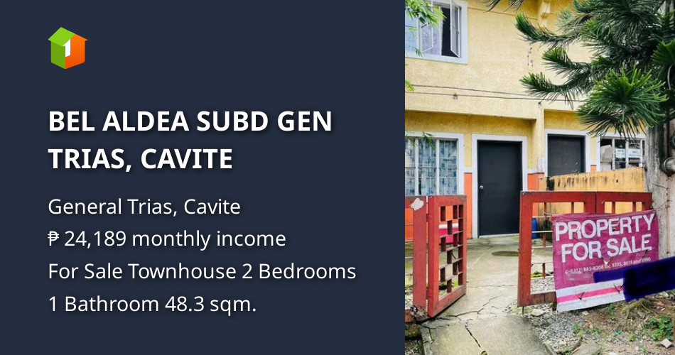 BEL ALDEA SUBD GEN TRIAS, CAVITE [Houses and Lots 🏘️] (January 2024) in ...