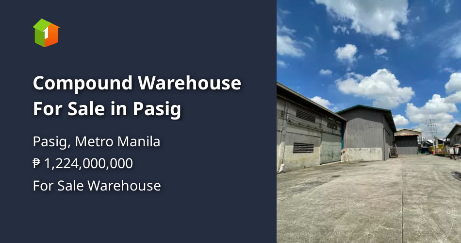 Compound Warehouse For Sale in Pasig [Commercial Properties 🏭] (April ...