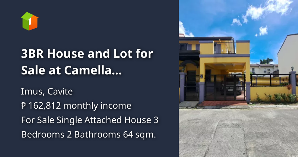3BR House • Lot for Sale at Camella Lessandra Bucandala, Imus, Cavite ...