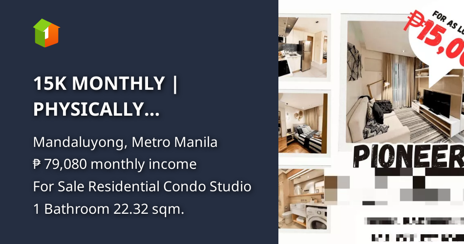 15K MONTHLY | PHYSICALLY CONNECTED TO MRT BONI STATION | LIFETIME ...