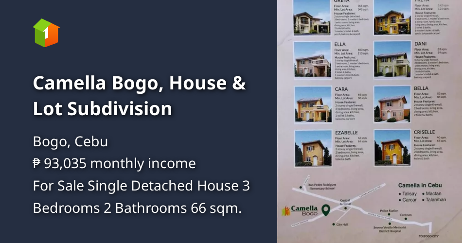 Camella Bogo, House & Lot Subdivision [Houses and Lots 🏘️] (September ...