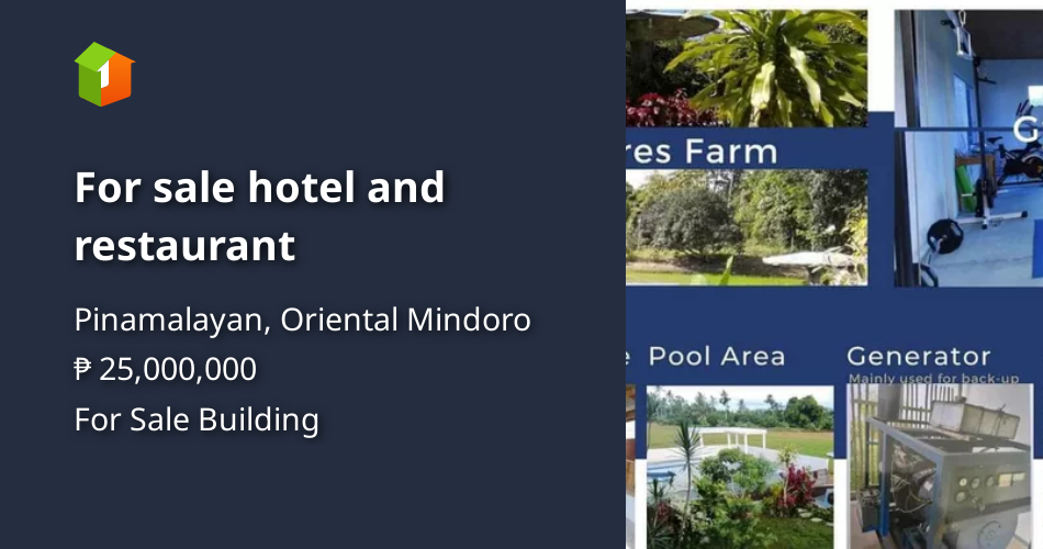 For sale hotel and restaurant [Commercial Properties 🏭] (May 2025) in ...
