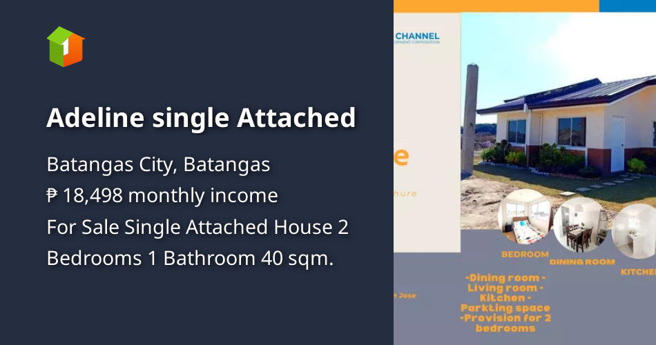 Adeline single Attached [Houses and Lots 🏘️] (October 2022) in Batangas ...